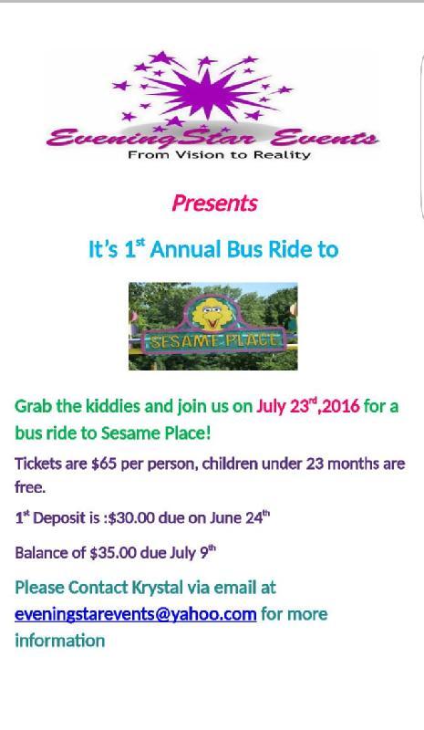Sesame Place Bus Ride