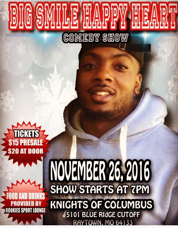 Rod Kellz Presents: BIG SMILE HAPPY HEART COMEDY SHOW