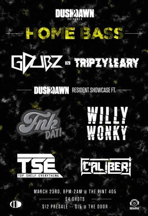 D2D Presents: Home Bass w/ Gdubz & Tripzy Leary